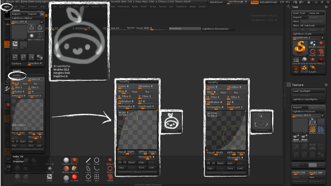 Zbrush! ～Make Alpha～ – PERKUP